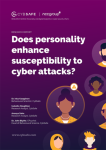 Research series: Personality and digital footprints in cyber security